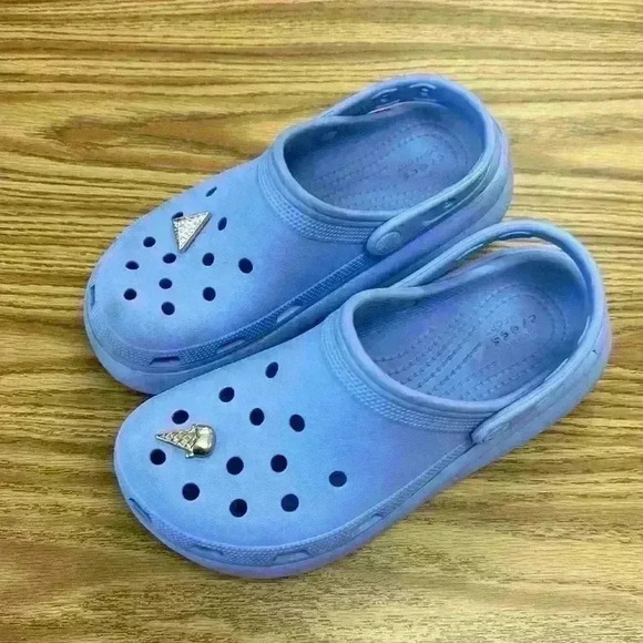 CROCS | Shoes | Crocs Kids Classic Platform Clog Lilac Size J5 Kids ...